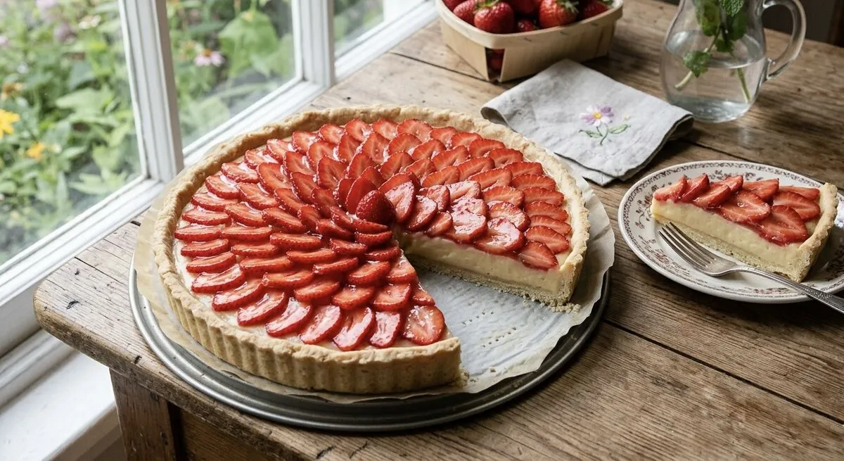 The Showstopping Strawberry Crostata: This Velvet-Custard Italian Tart ...