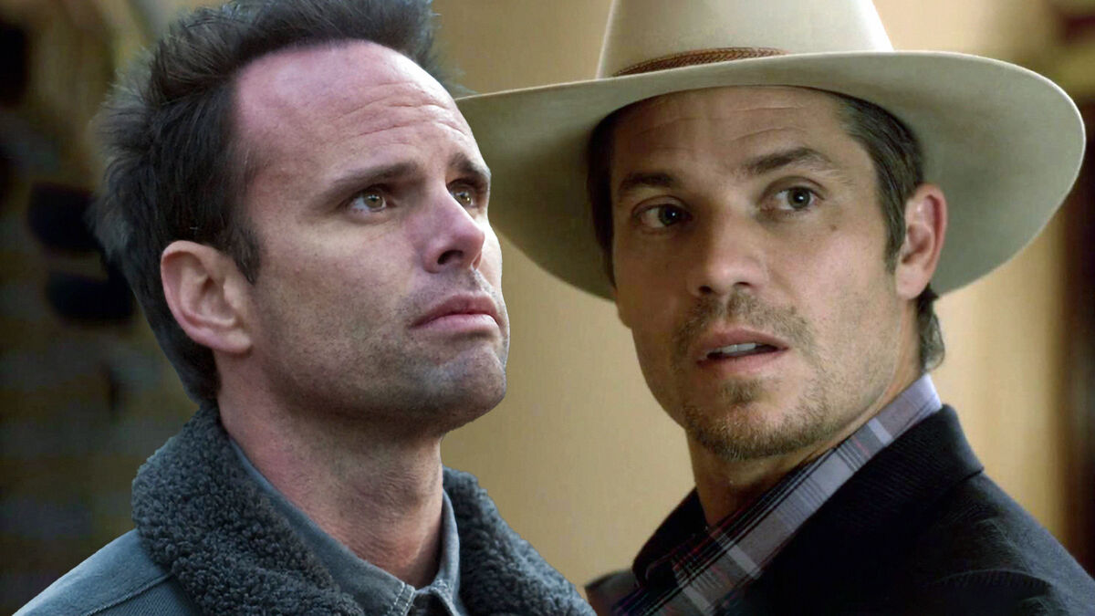Timothy Olyphant & Walton Goggins Behind-the-Scenes Justified Feud ...