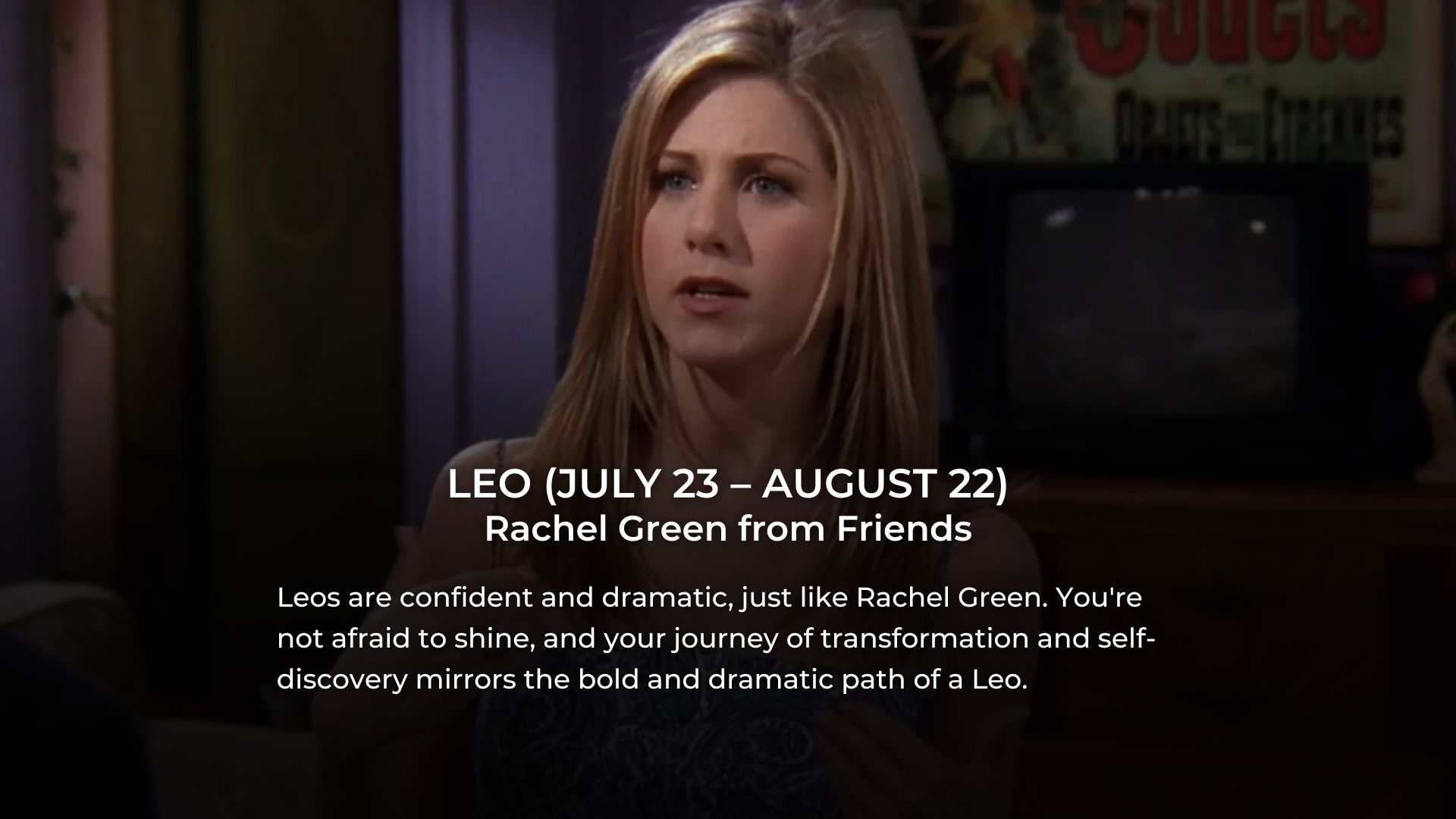 Your Zodiac Sign Reveals Which Iconic Sitcom Character You Are ...