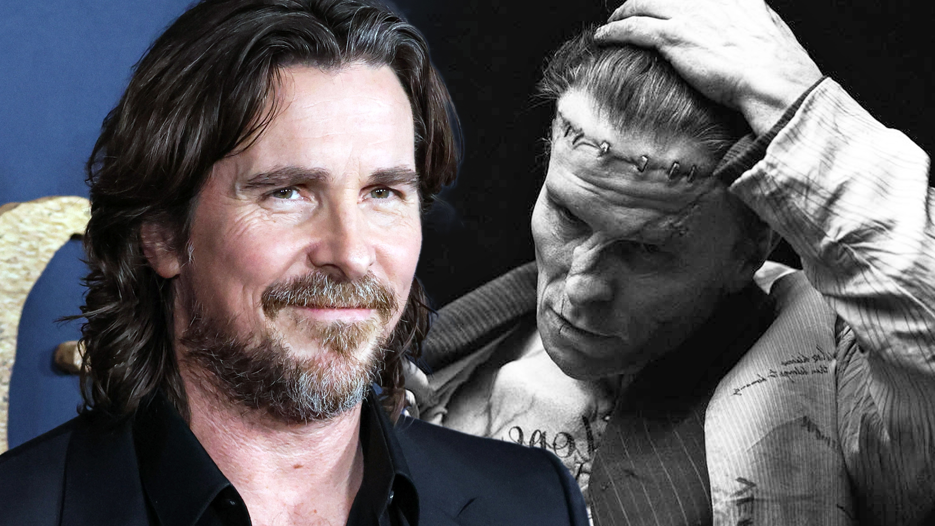 Christian Bale Brilliantly Sews Himself into Frankenstein in First Set ...